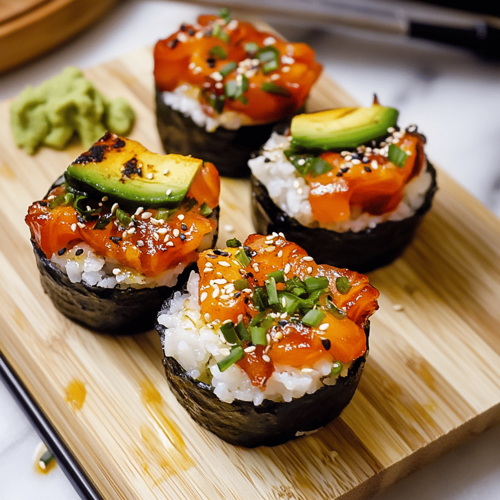 Baked Sushi Cups - Quicker Bites