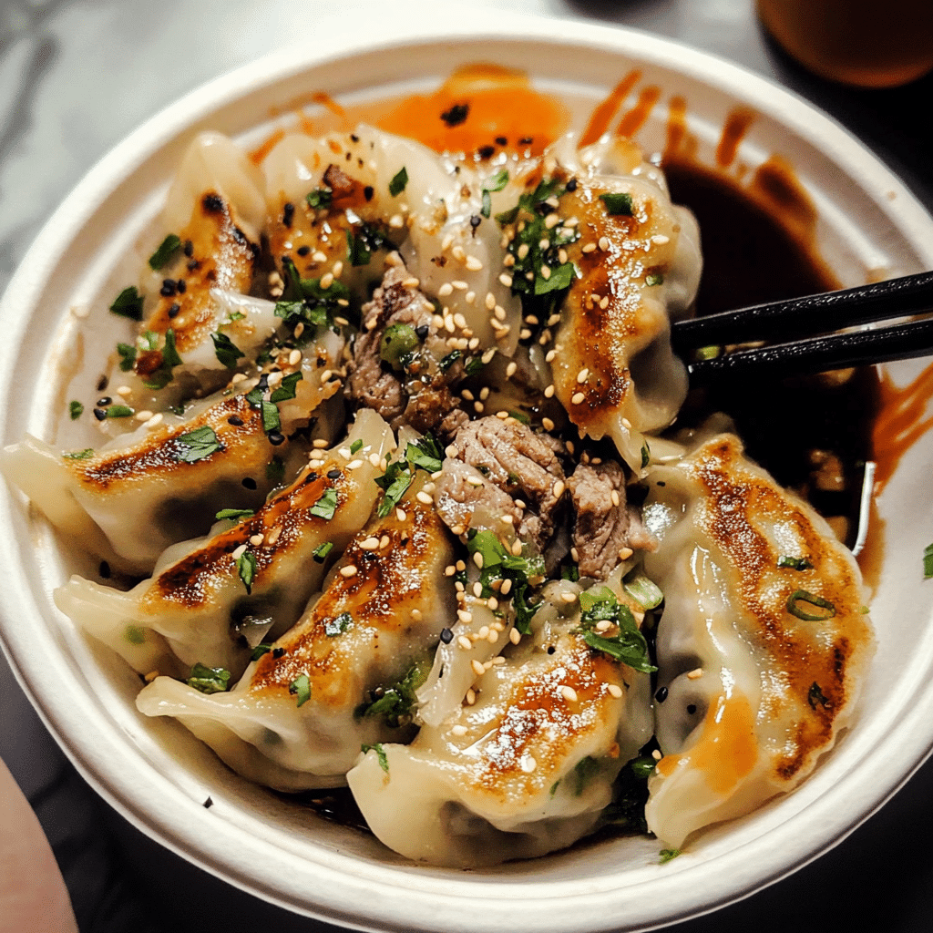 Beef Potstickers - Quicker Bites