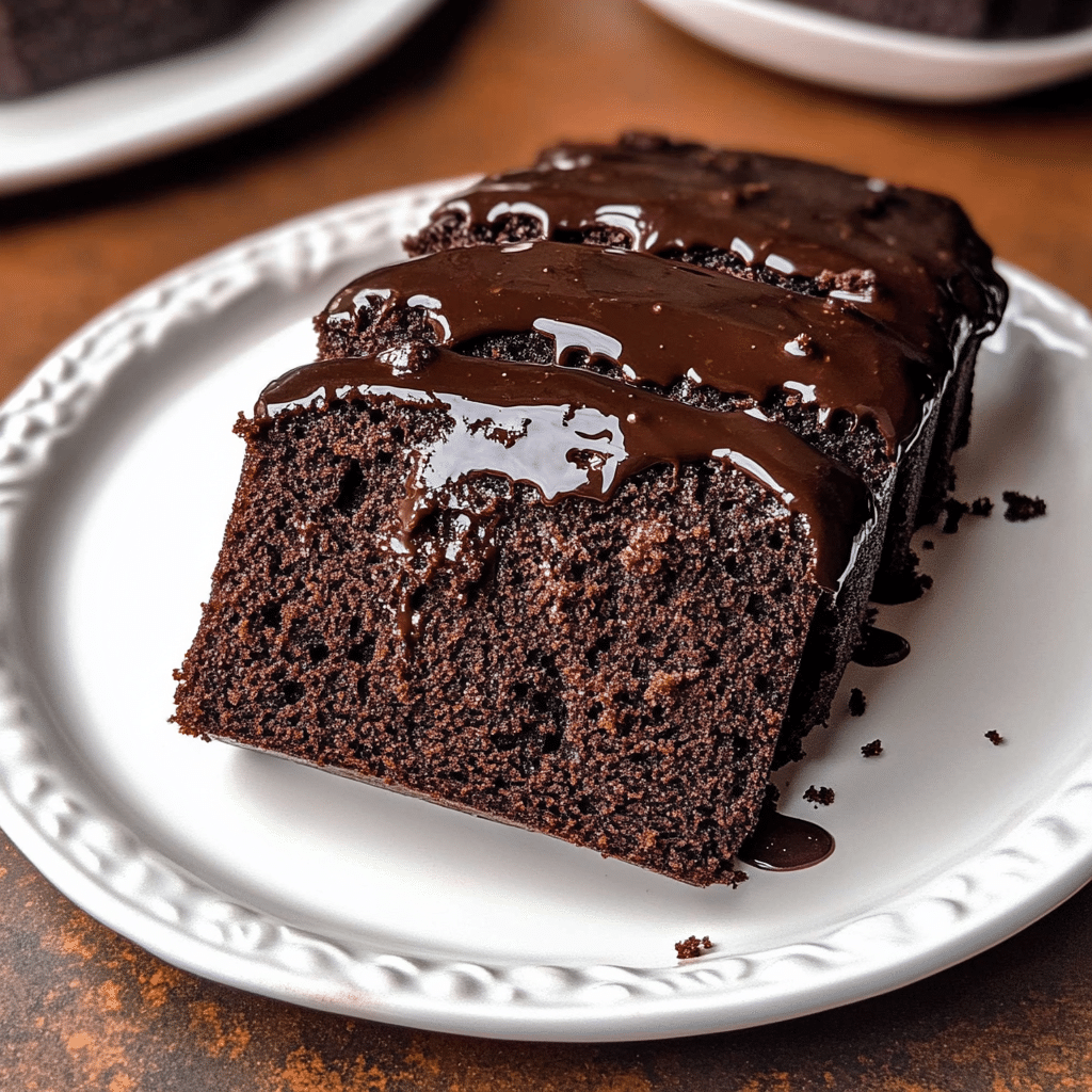 Chocolate Sour Cream Pound Cake - Quicker Bites