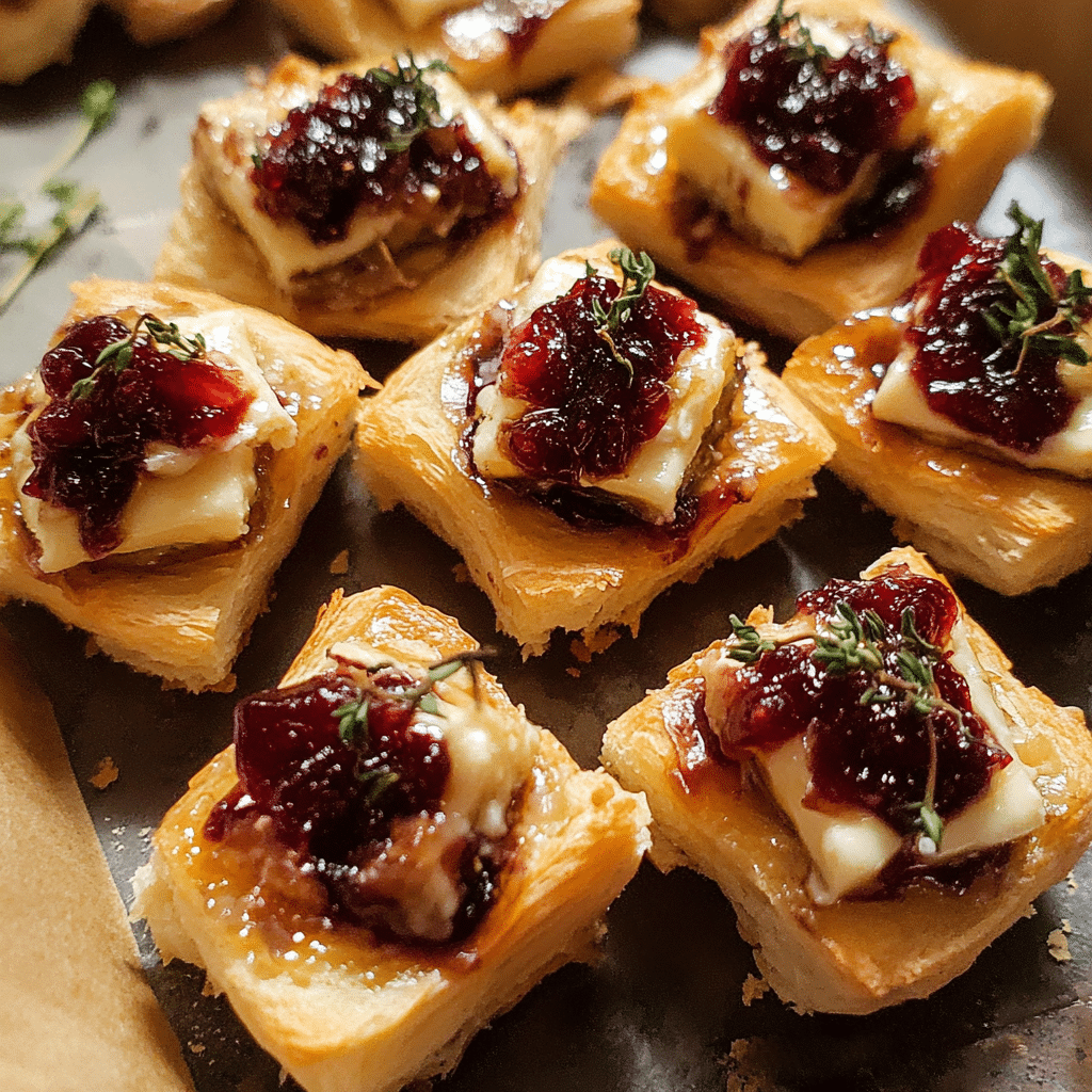 Cranberry Brie Bites - Quicker Bites