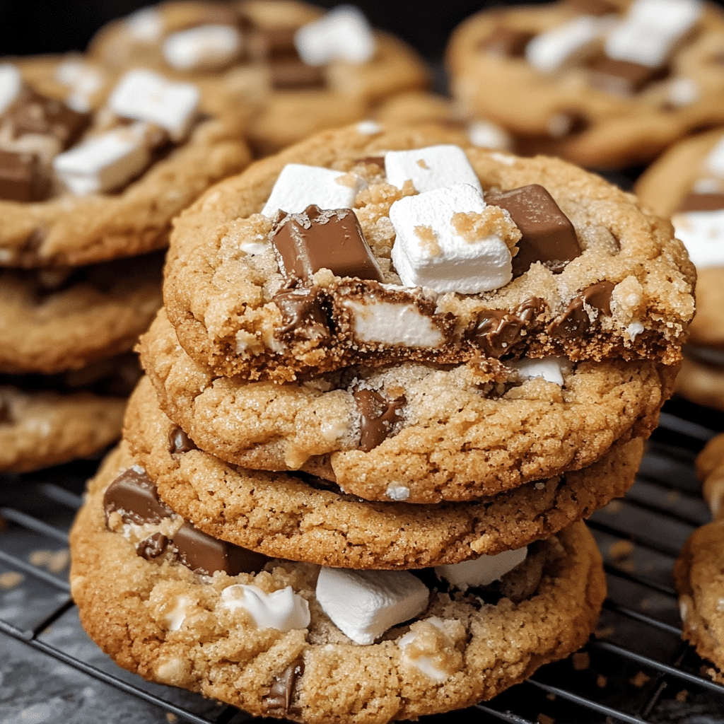Easy S’mores Cookies - Quicker Bites