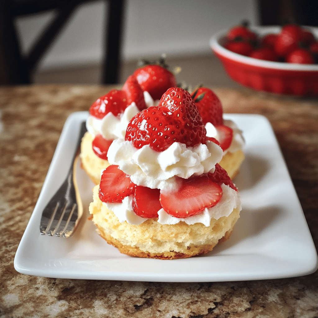 Homemade Strawberry Shortcakes - Quicker Bites