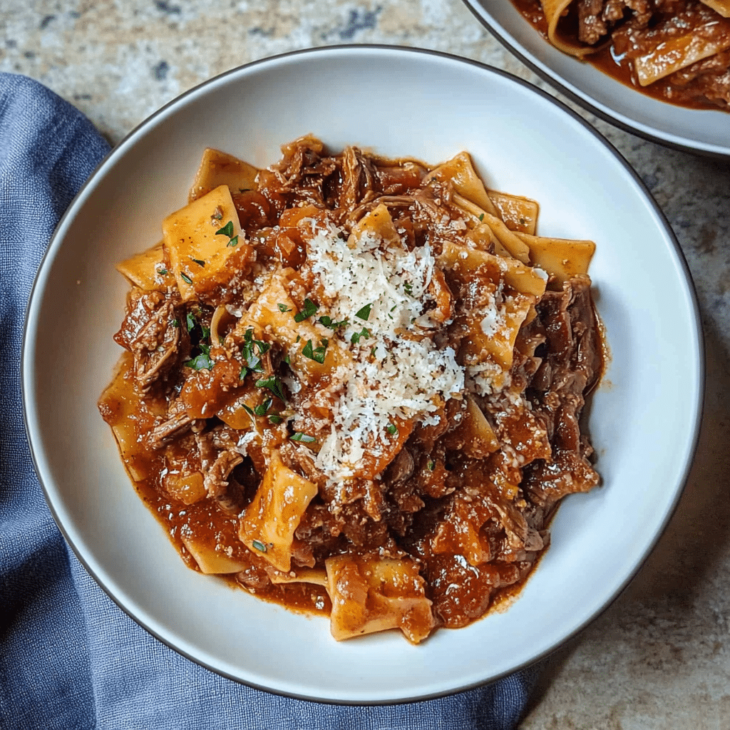 Slow Cooker Beef Ragu - Quicker Bites