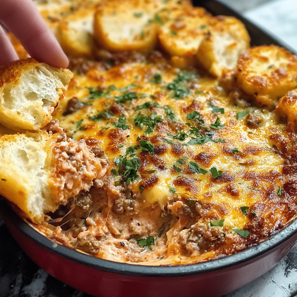 Spicy Italian Sausage Dip - Quicker Bites