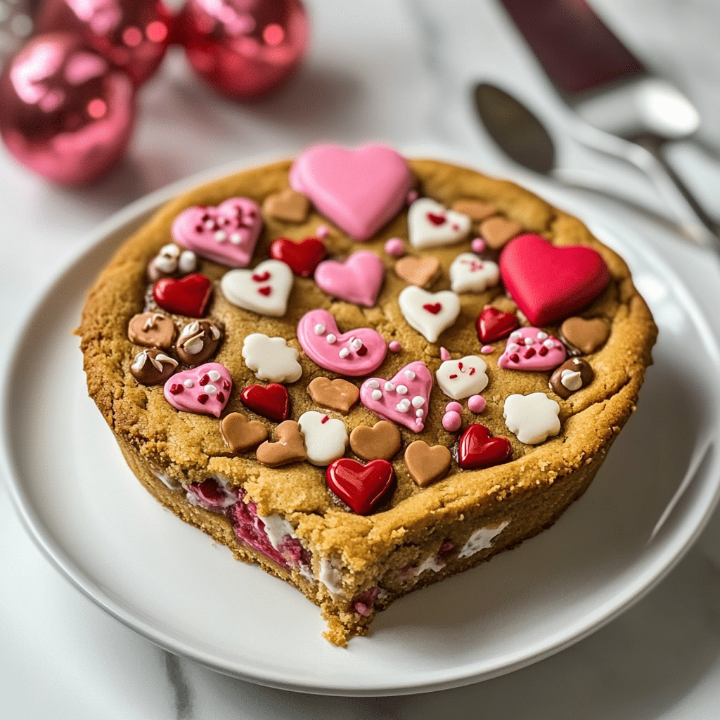 Valentine’s Day Cookie Pie - Quicker Bites