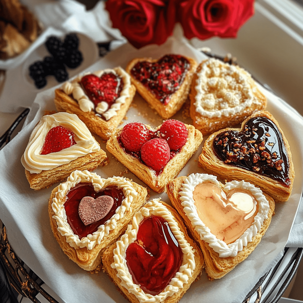 Vegan Love Letter Pastries - Quicker Bites