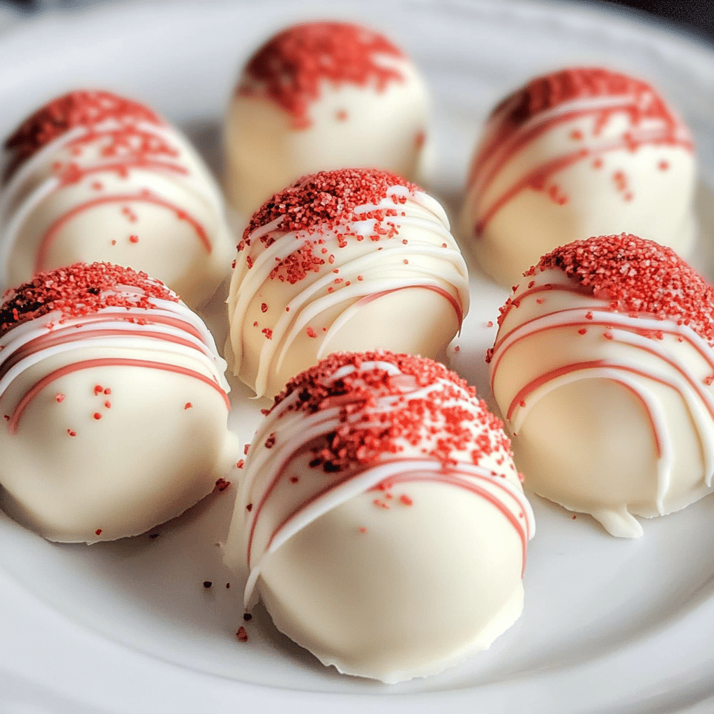 White Chocolate Strawberry Truffles - Quicker Bites