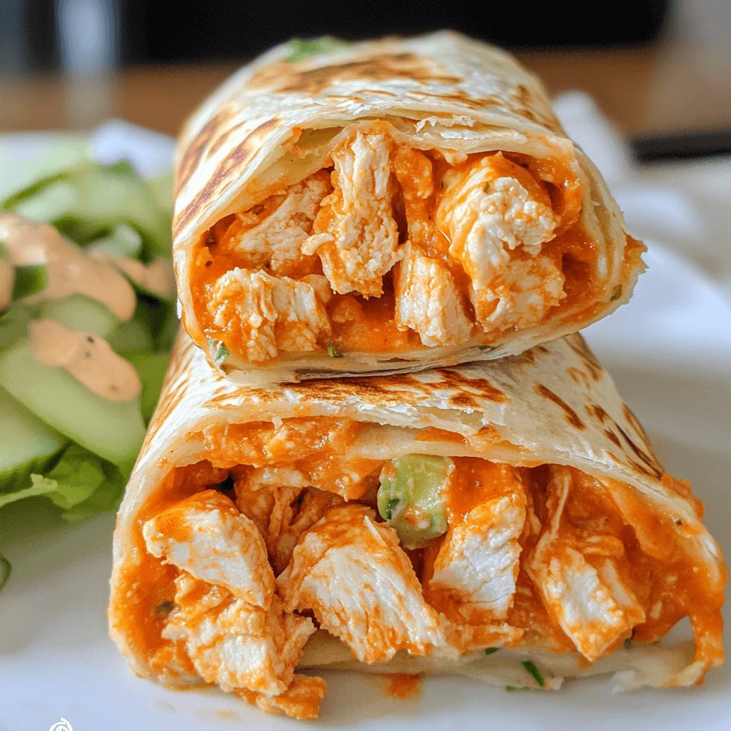 Buffalo Chicken Wraps - Quicker Bites