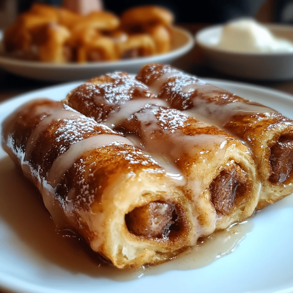 Cinnamon Roll French Toast - Quicker Bites