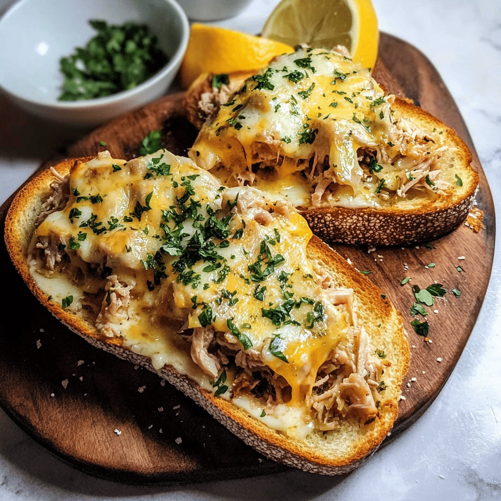Open Face Tuna Melts - Quicker Bites