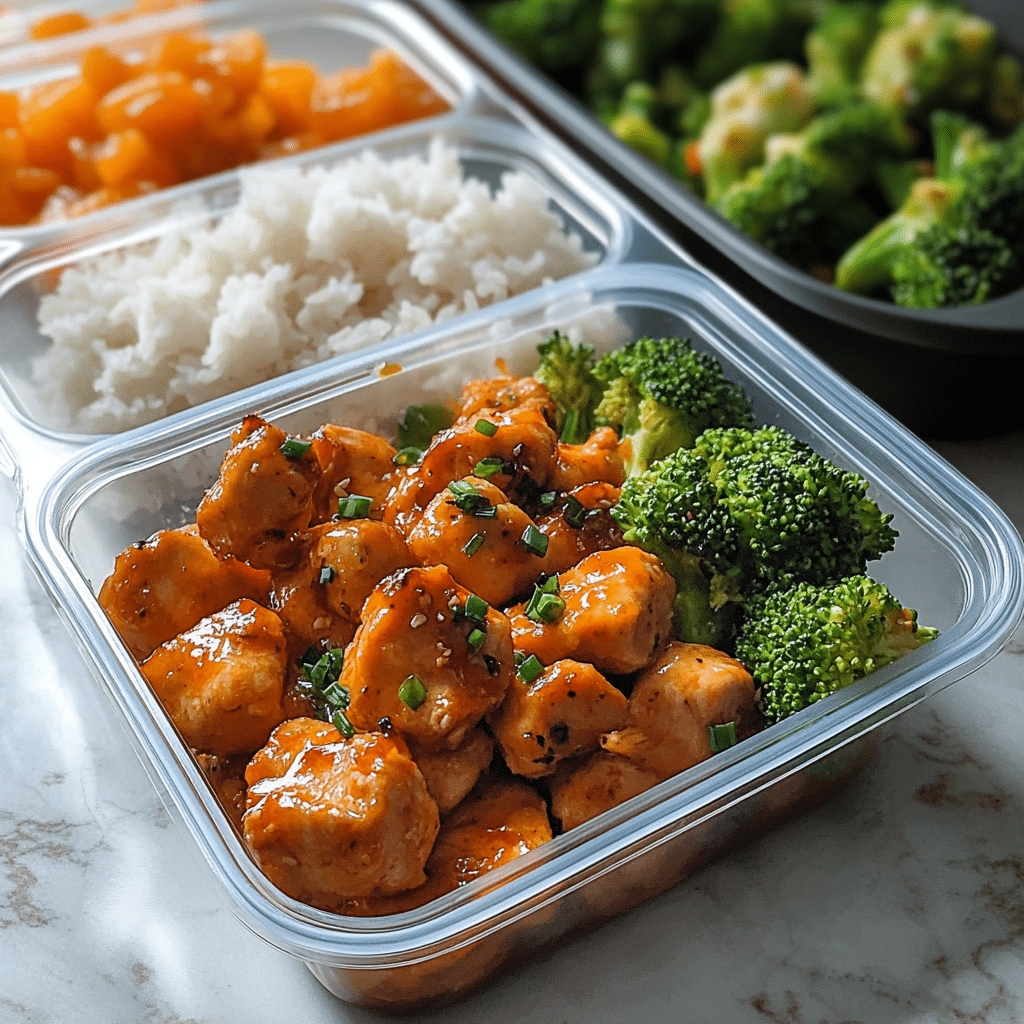 Orange Chicken Meal Prep - Quicker Bites