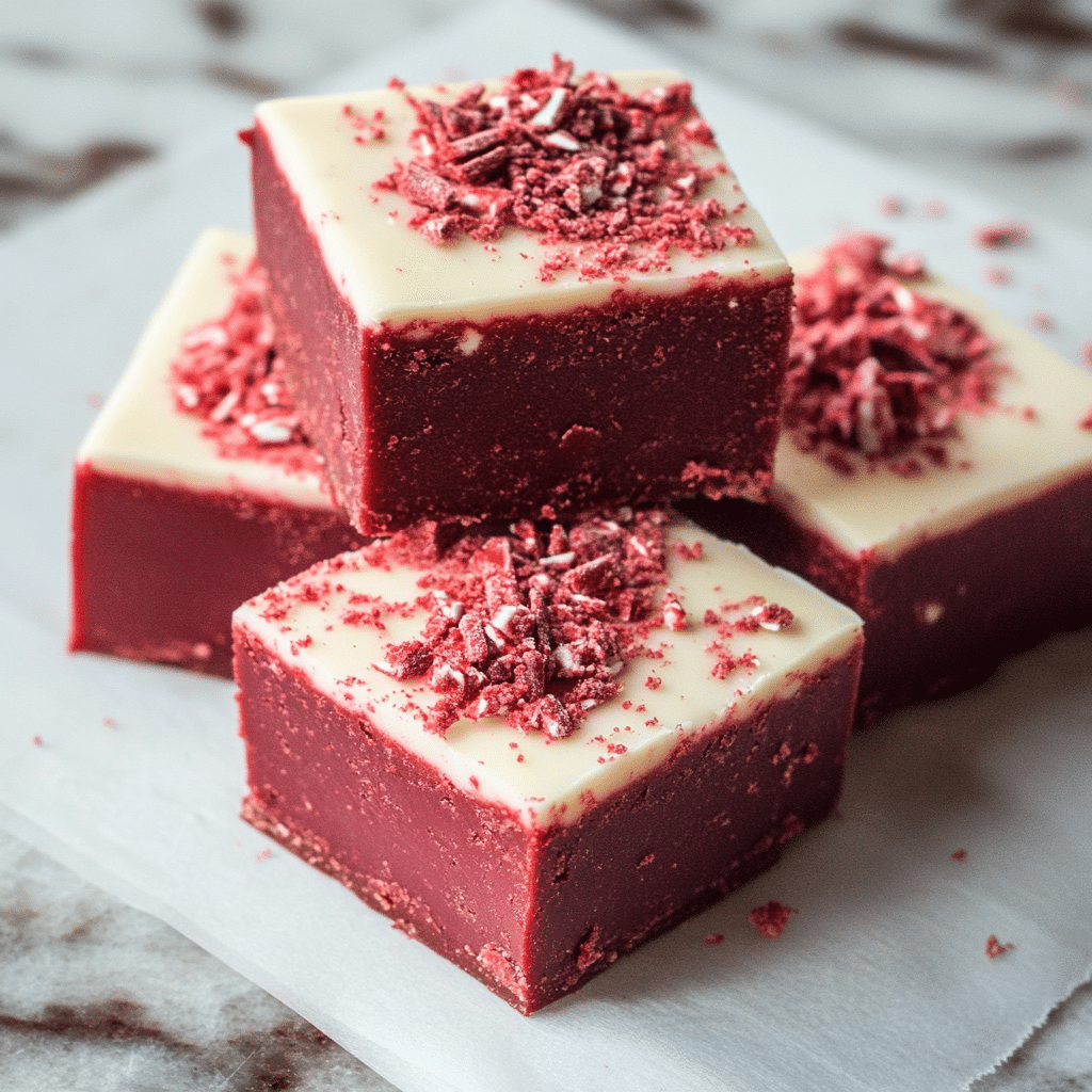 Red Velvet Fudge Recipe - Quicker Bites
