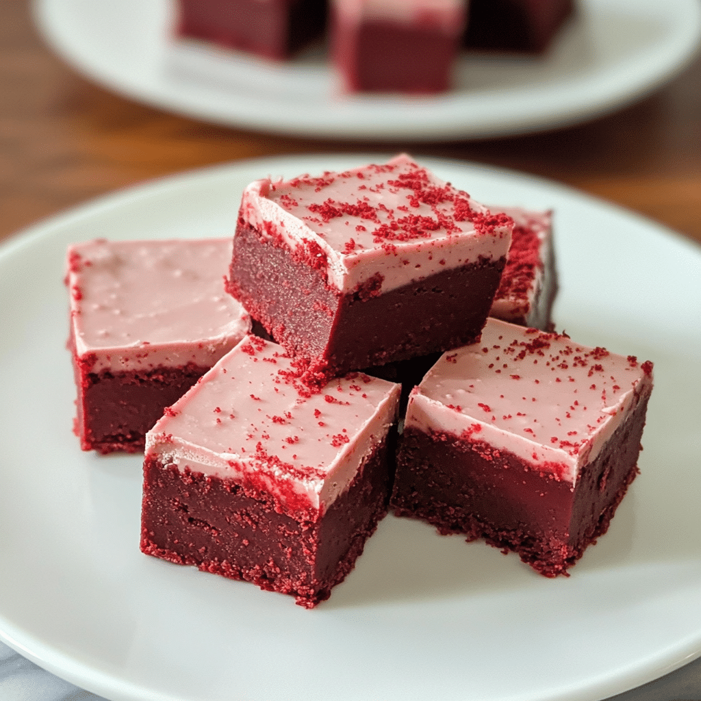 Red Velvet Fudge Recipe - Quicker Bites