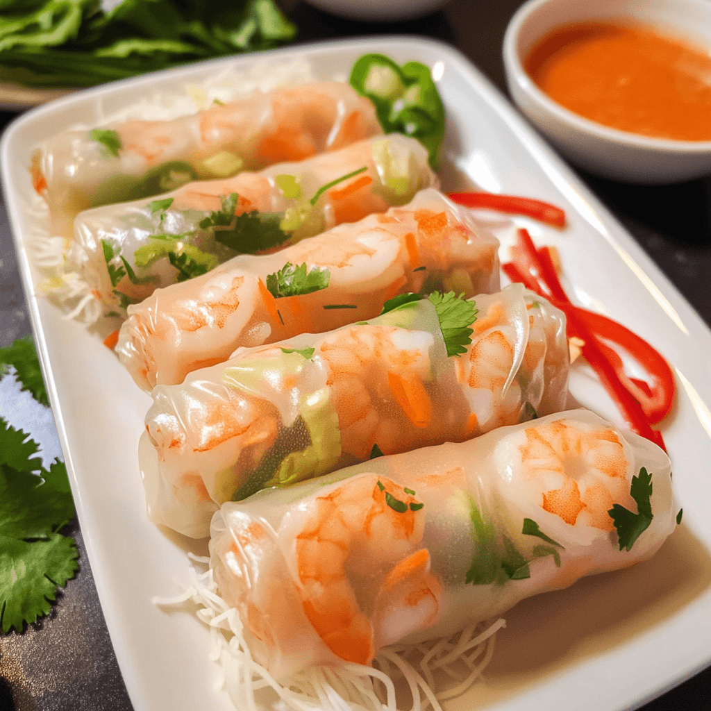 Vietnamese Shrimp Spring Rolls - Quicker Bites