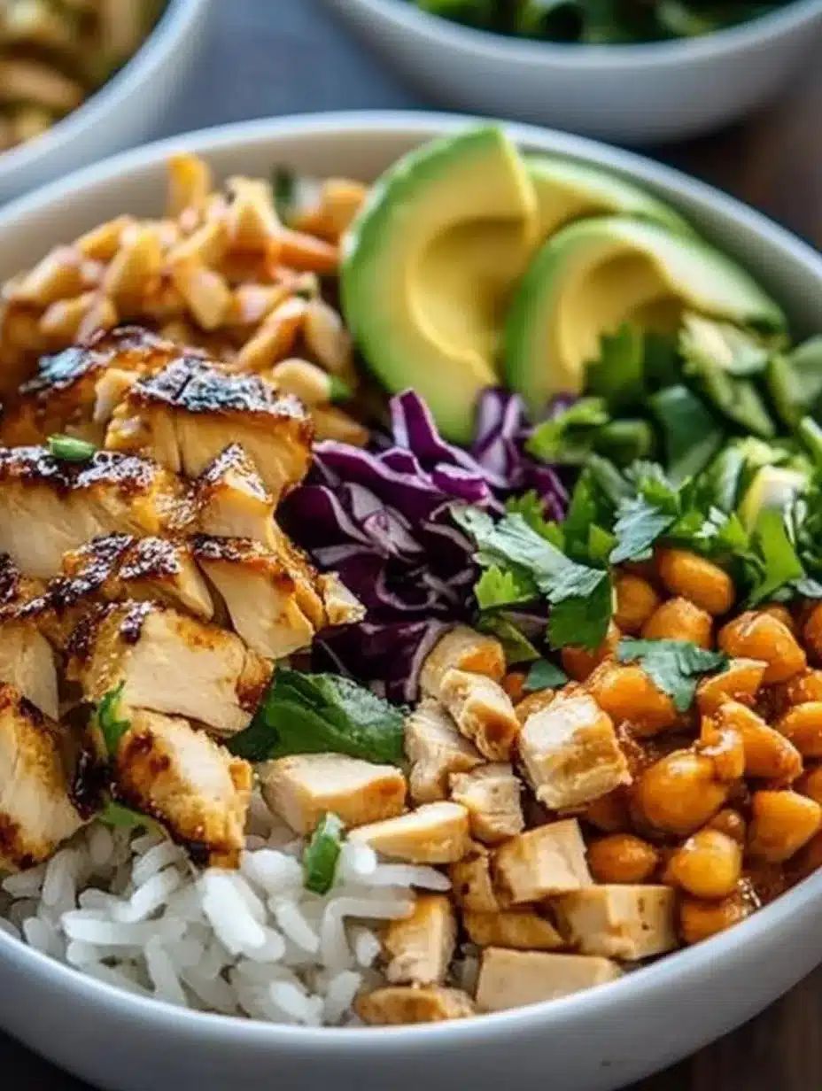 Thai Peanut Chicken Buddha Bowls: An Amazing Ultimate Recipe - Quicker ...